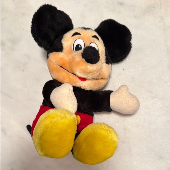 Disney | Toys | Vintage Late 8searly 90s Mickey Mouse Authentic Plush ...